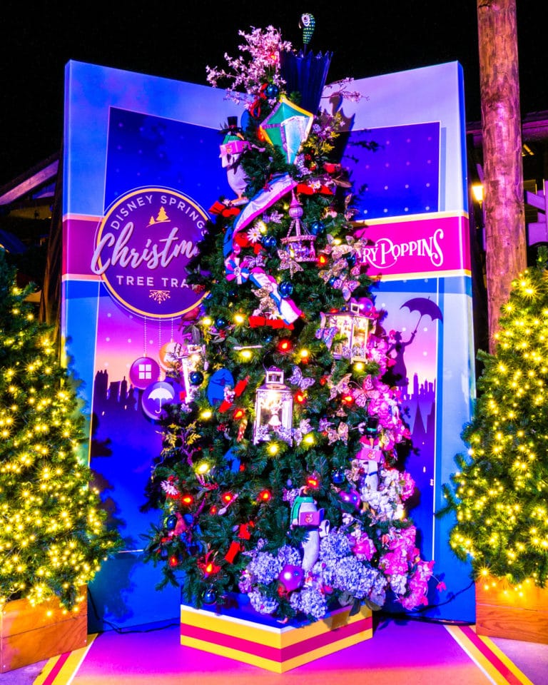 Disney Springs Christmas Tree Trail - Free Disney Things To Do Christmas