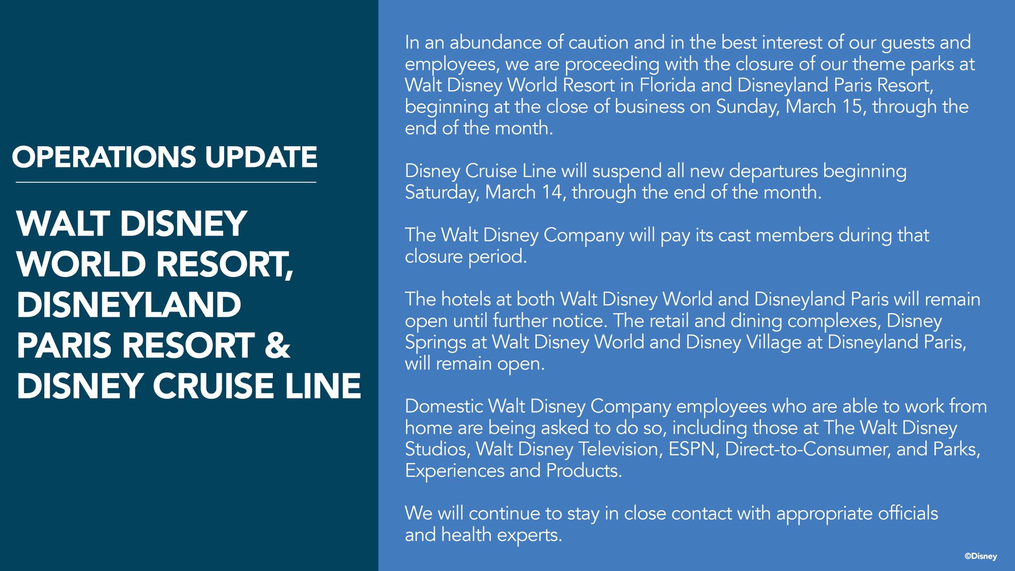 Disney World Coronavirus - What You Need To Know
